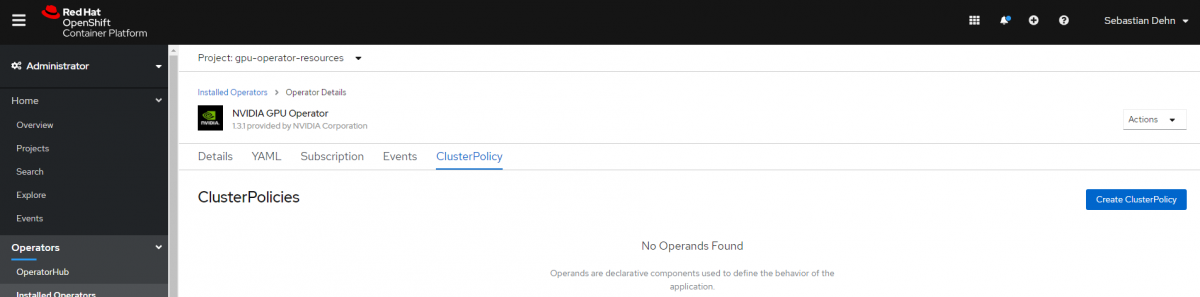 How to install NVIDIA GPU Operator in OpenShift 4 – Open Sourcerers