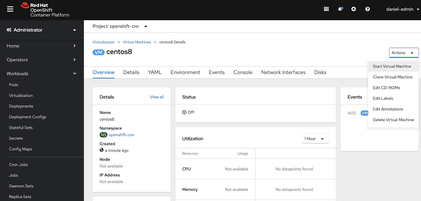 First Steps with OpenShift Virtualization – Open Sourcerers