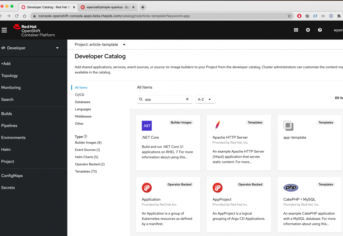 Automated Application Packaging And Distribution With Openshift Basic