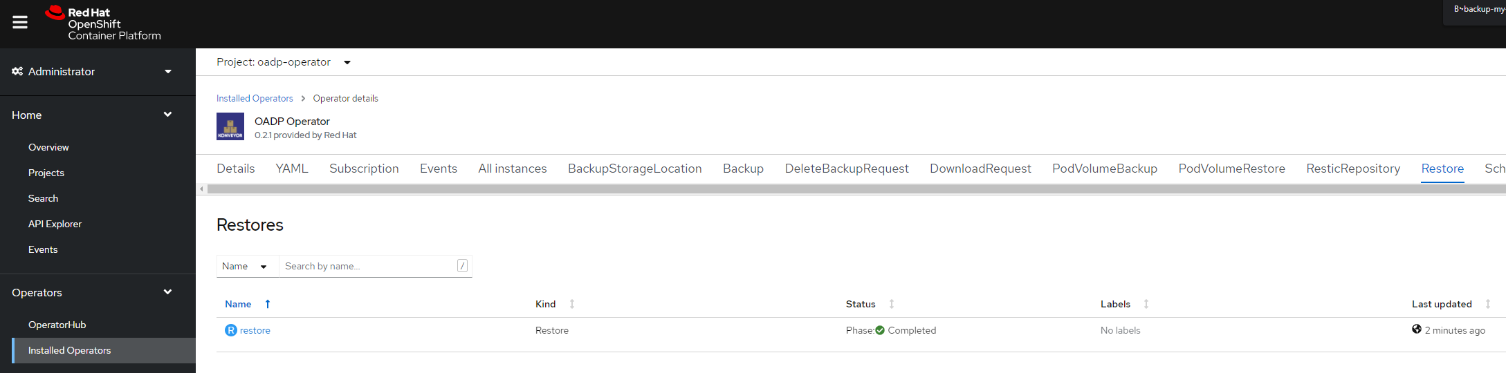 Backup And Recovery With Openshift Apis For Data Protection Oadp Open Sourcerers