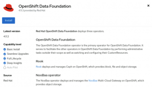 How to install OpenShift Data Foundation (ODF) 4.11 in a disconnected or air-gapped VMware ...