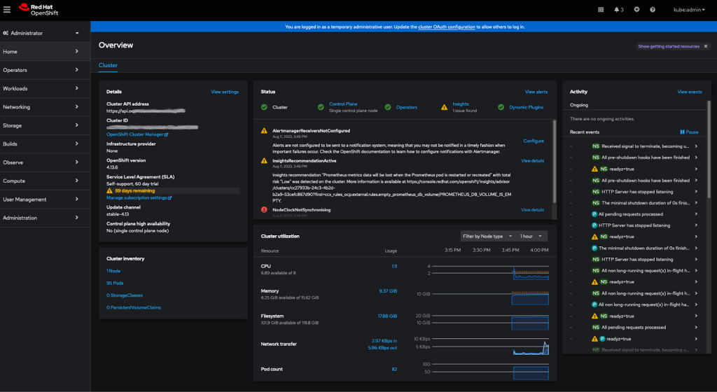 Quick start guide to the smallest OpenShift cluster for Windows workload