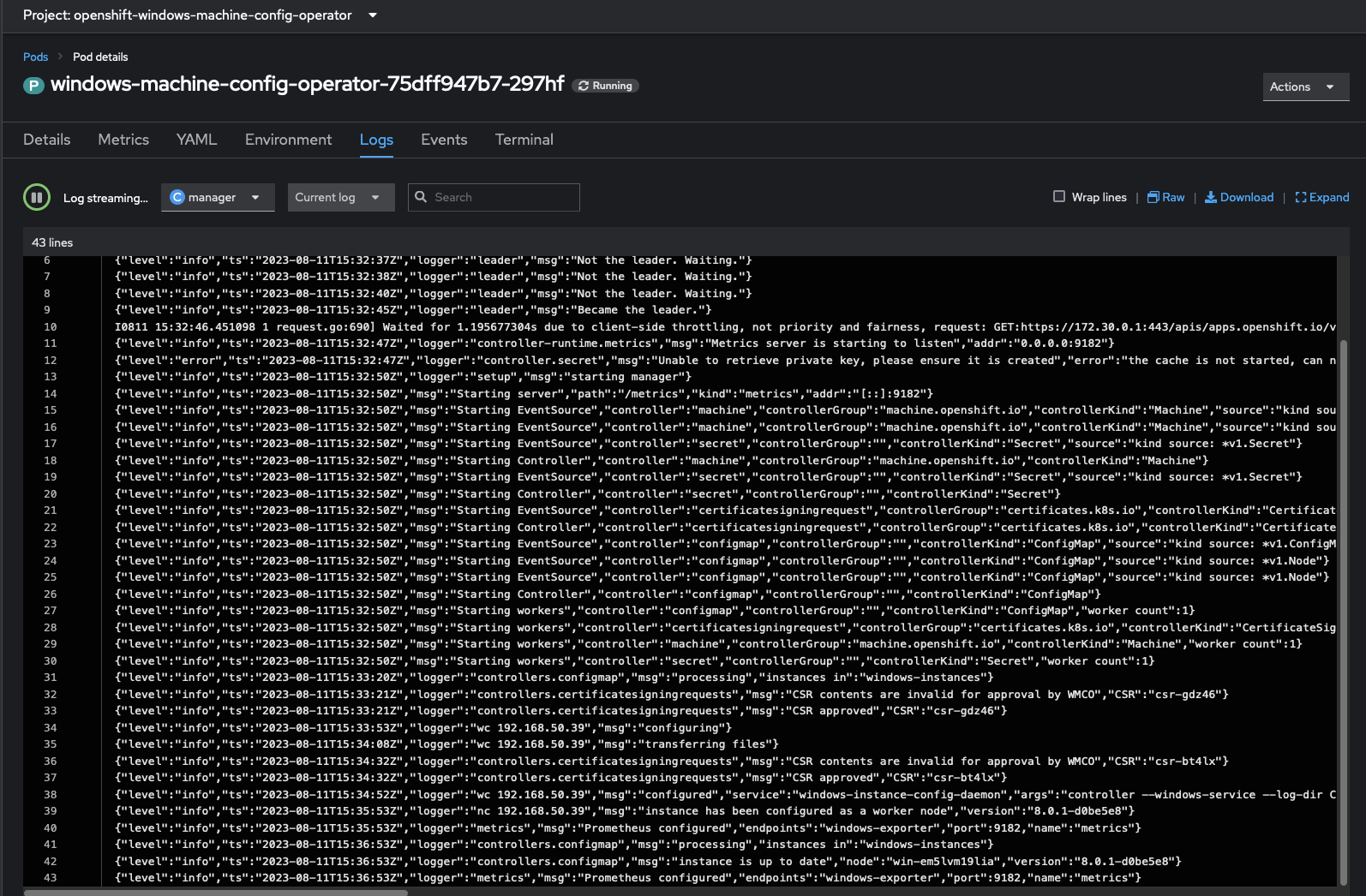 Quick start guide to the smallest OpenShift cluster for Windows workload